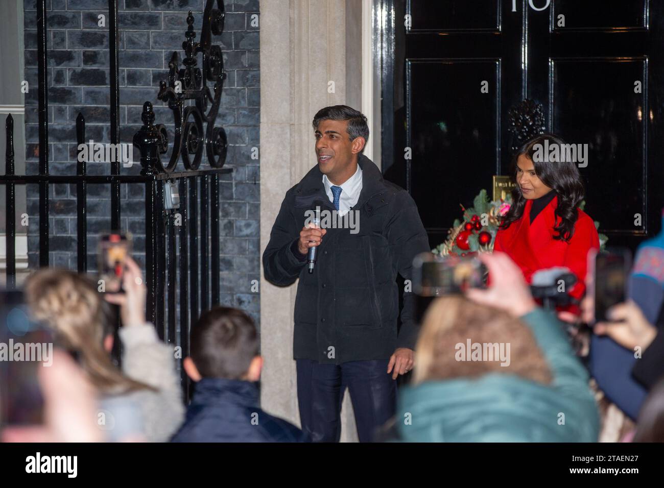 London, England, UK. 30th Nov, 2023. UK Prime Minister RISHI SUNAK and ...