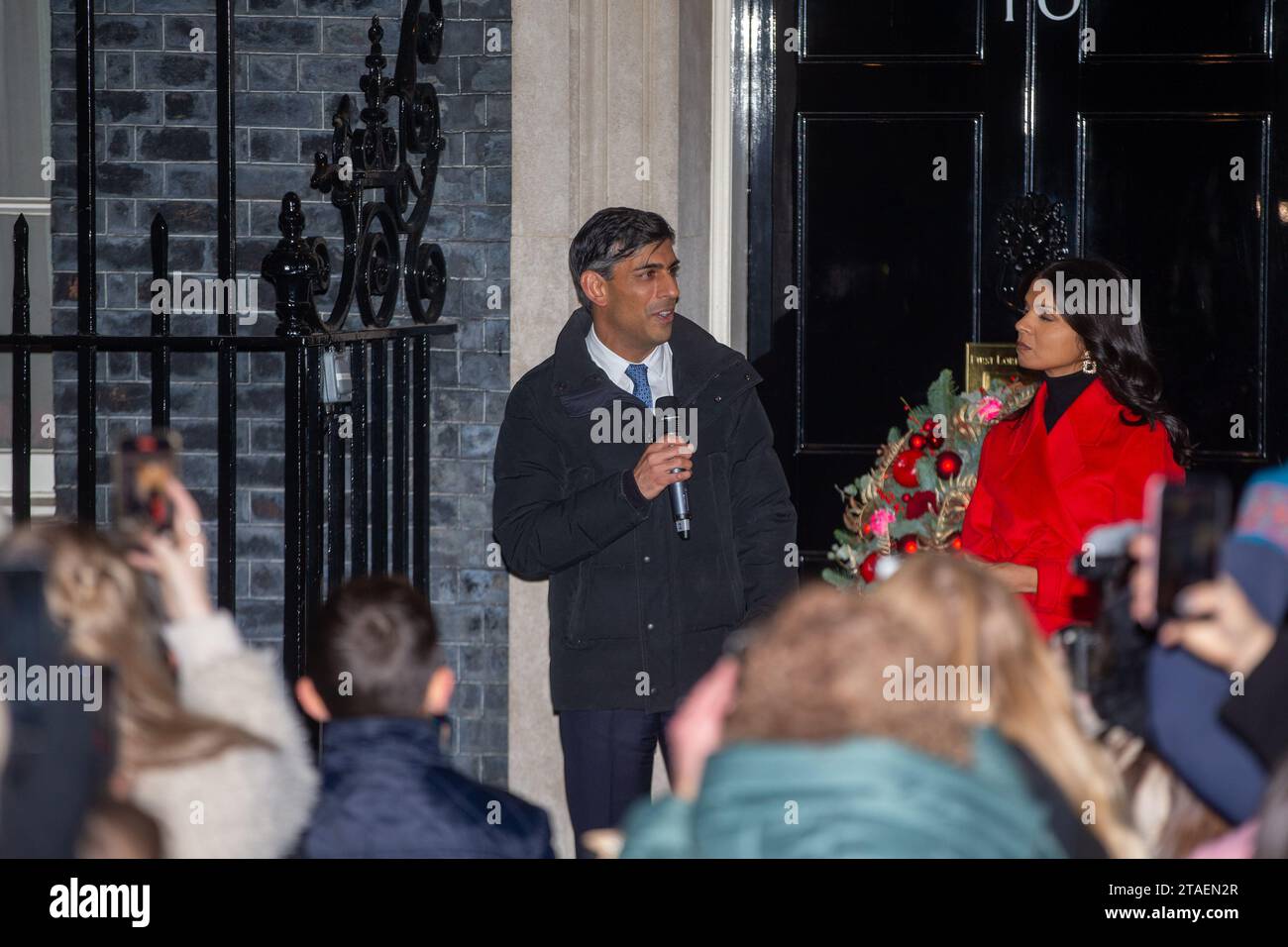 London, England, UK. 30th Nov, 2023. UK Prime Minister RISHI SUNAK and ...