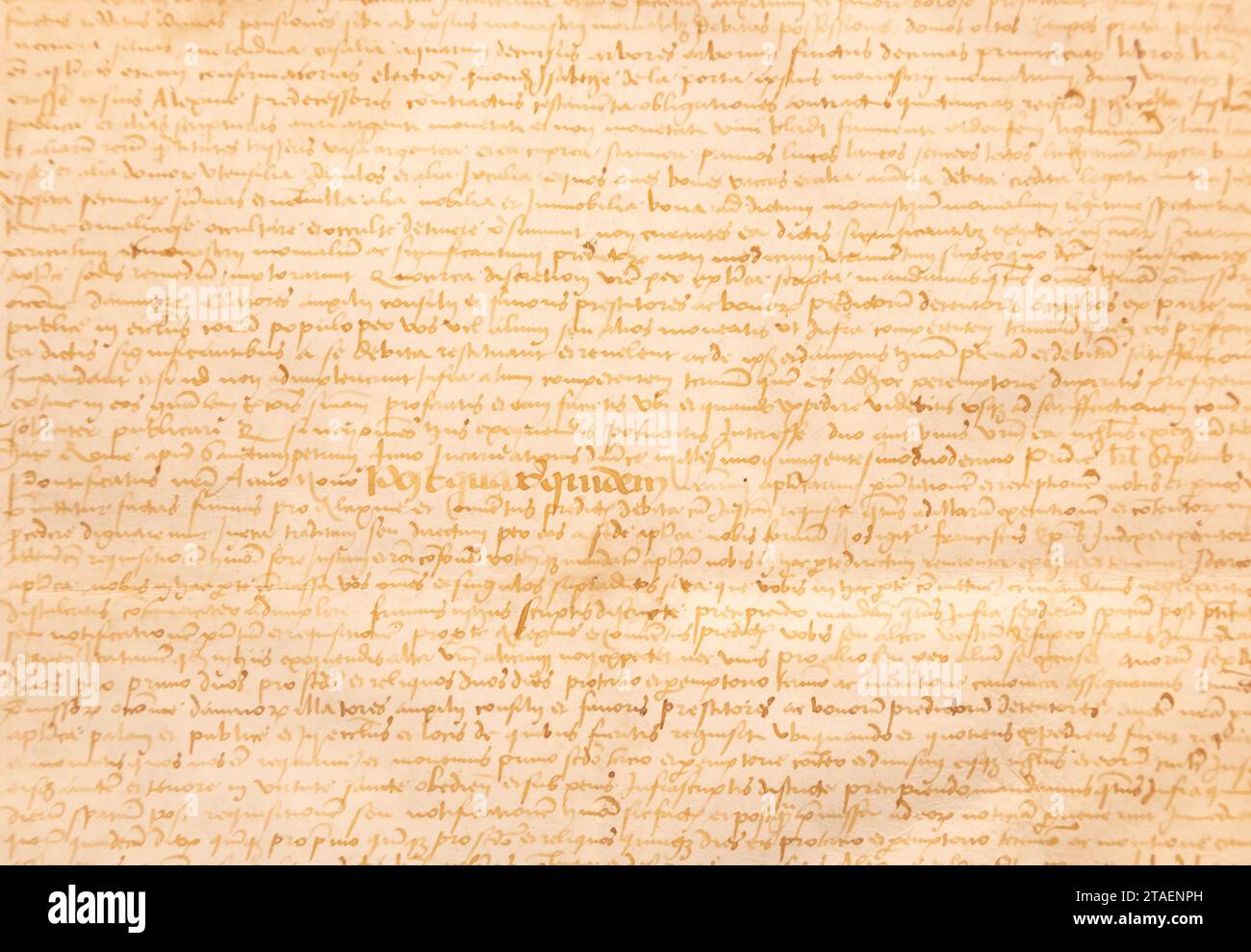 Aged handwritten manuscript text. Calligraphy on old paper, vintage ...