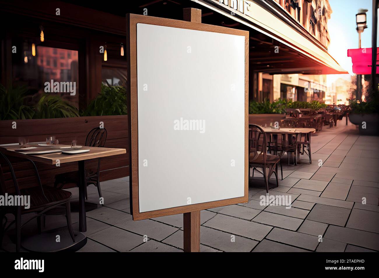 Outdoor store banner signage mockup - signboard for shop, store ...