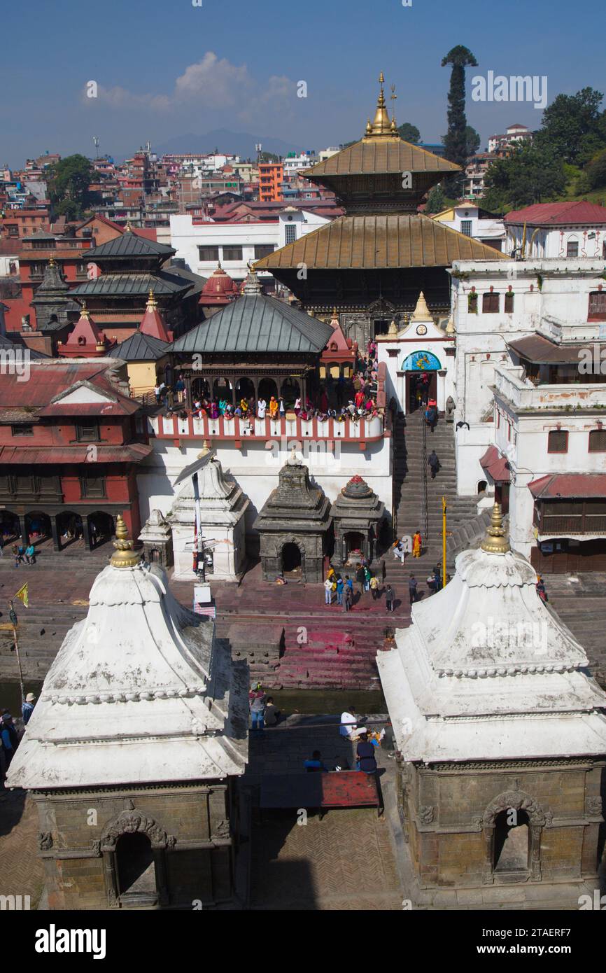 Nepal, Kathmandu Valley, Pashupatinath, Hindu temple Stock Photo - Alamy