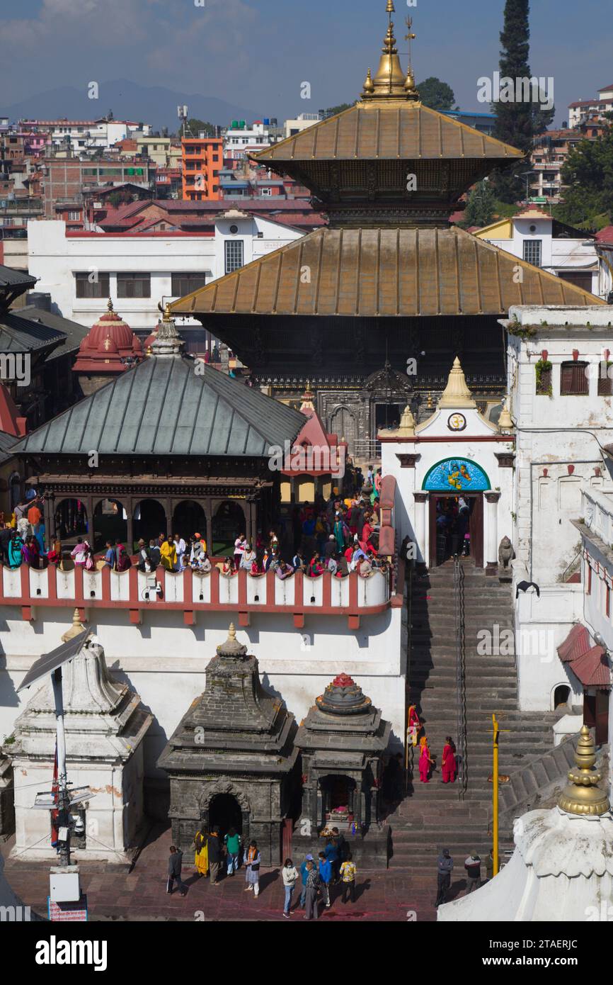 Nepal, Kathmandu Valley, Pashupatinath, Hindu temple Stock Photo - Alamy