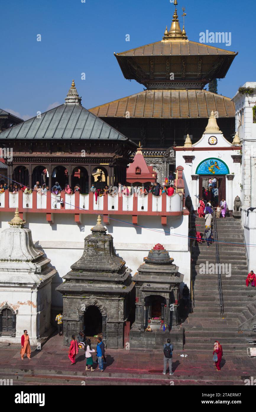 Nepal, Kathmandu Valley, Pashupatinath, Hindu temple Stock Photo - Alamy
