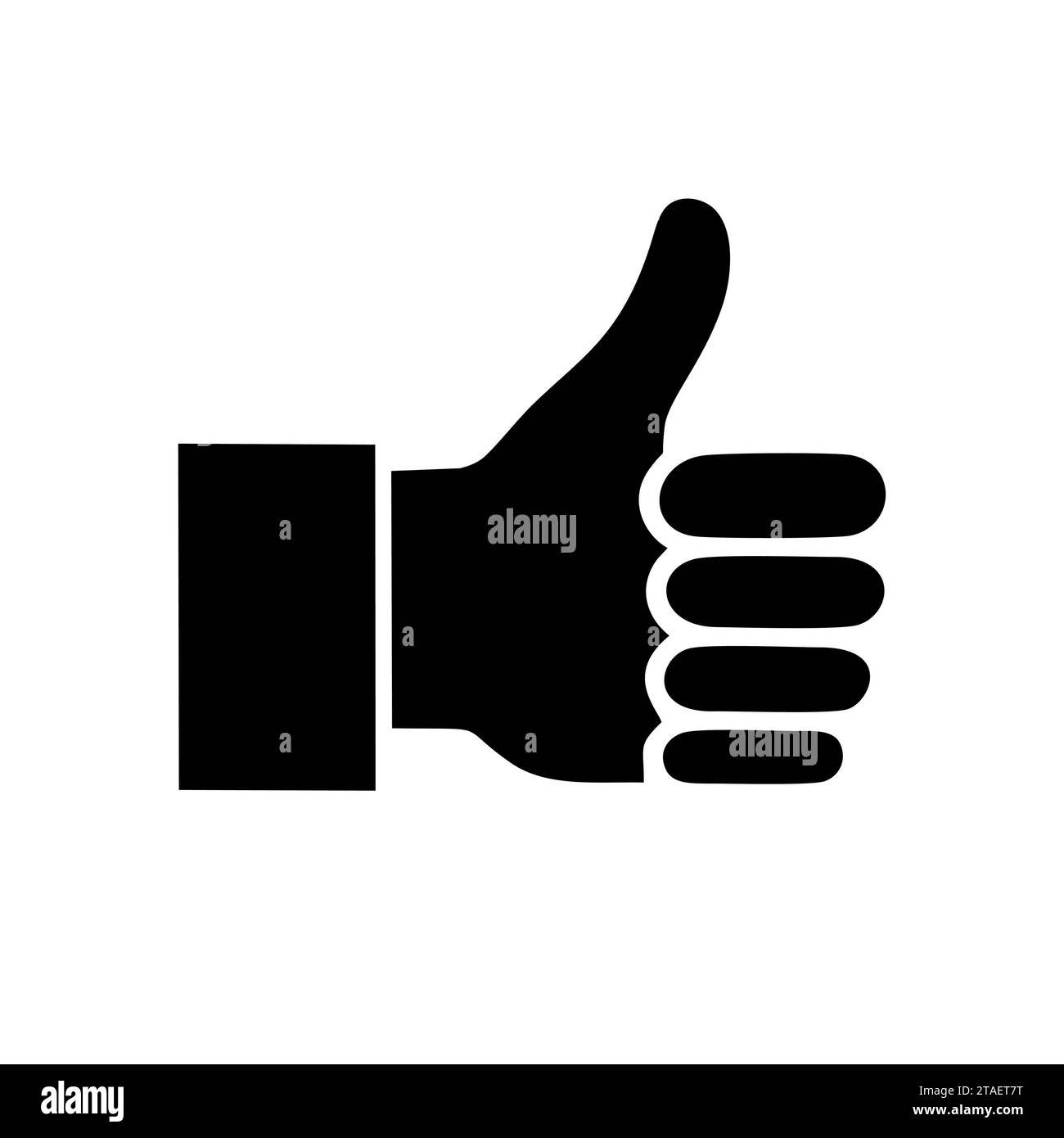 Thumbs up icon. Like or okay symbol. Vector illustration Stock Vector ...