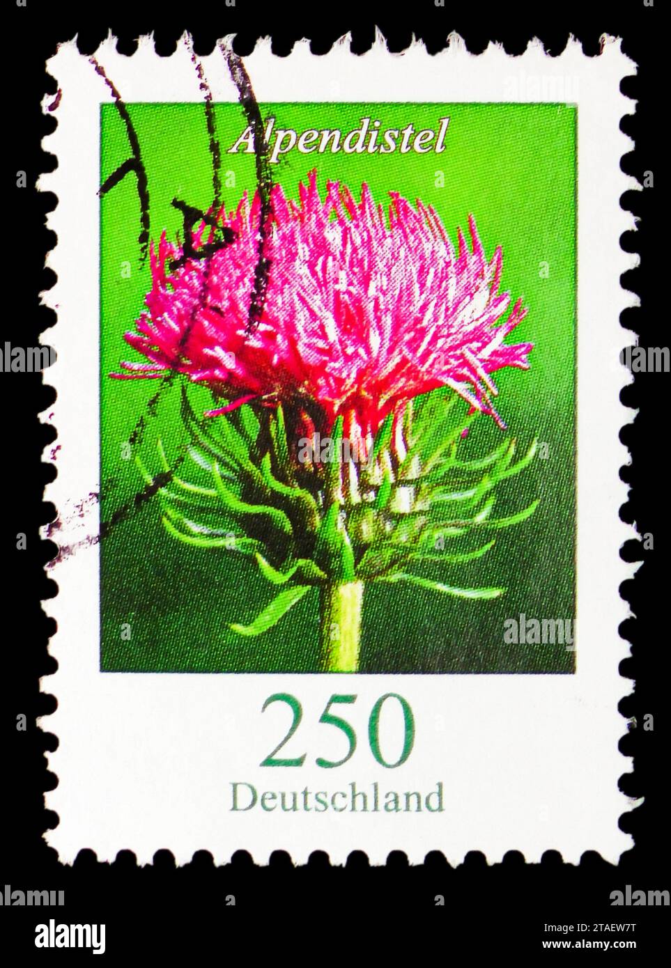 MOSCOW, RUSSIA - NOVEMBER 17, 2023: Postage stamp printed in Germany ...