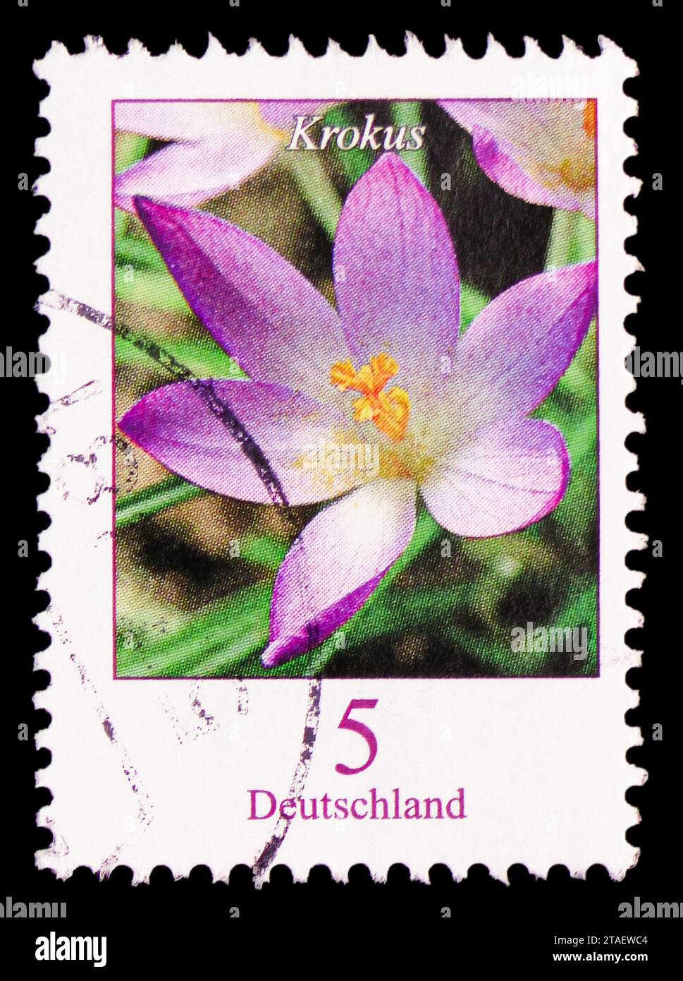 MOSCOW, RUSSIA - NOVEMBER 17, 2023: Postage stamp printed in Germany ...