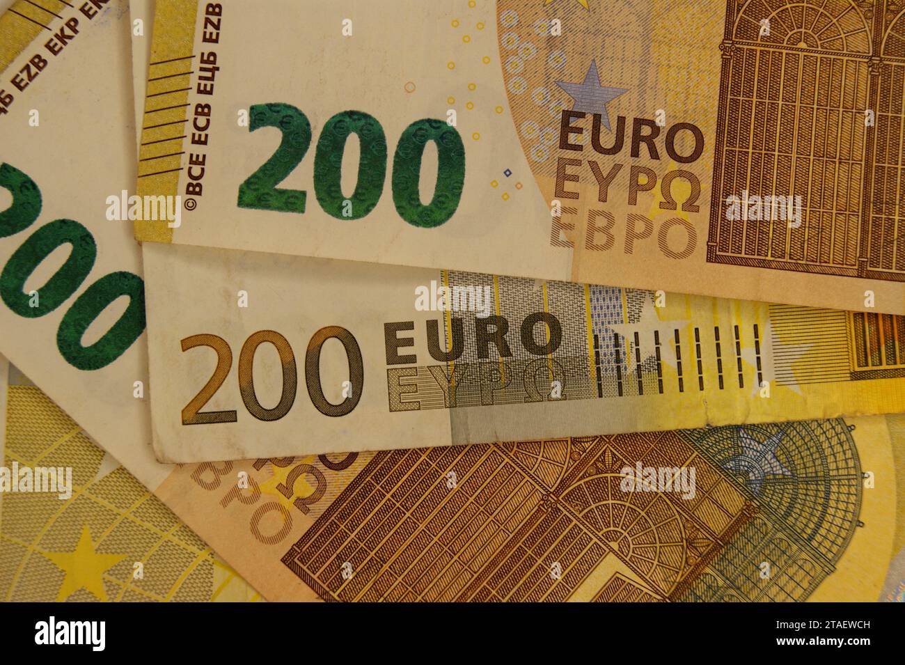 200 euro banknote hi-res stock photography and images - Alamy