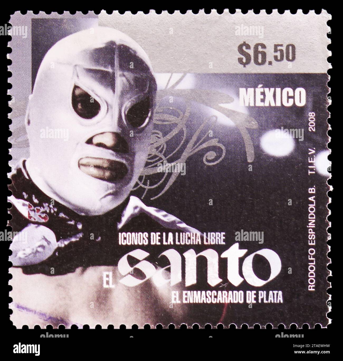 MOSCOW, RUSSIA - NOVEMBER 17, 2023: Postage stamp printed in Mexico ...