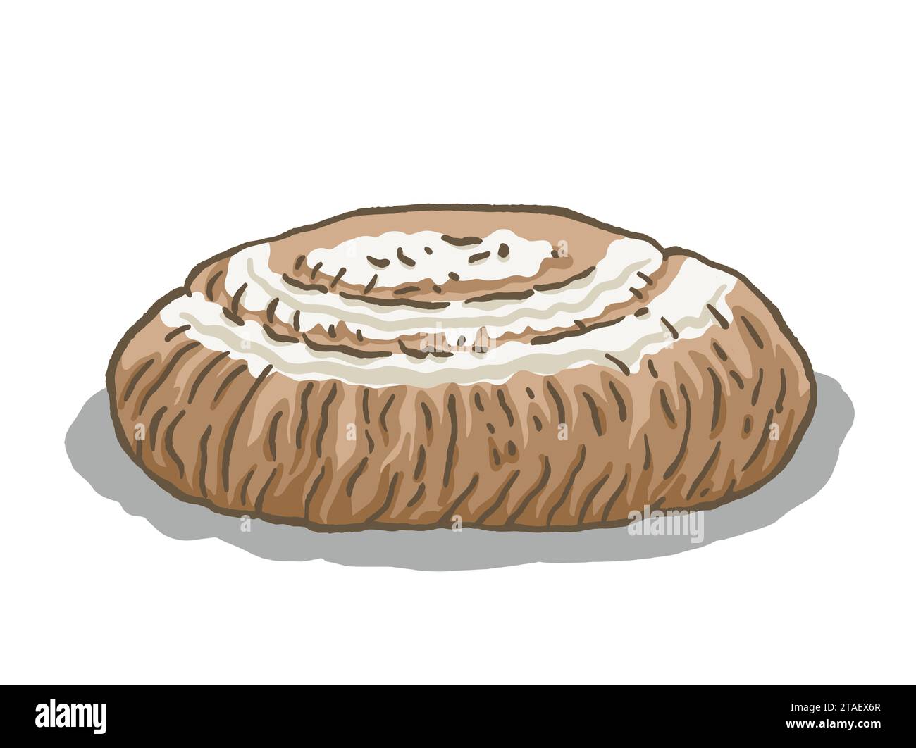 Simple hand drawn slice Cut Out Stock Images & Pictures - Alamy