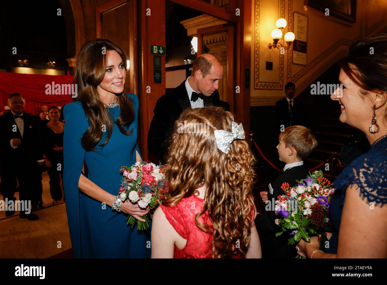 London, UK. 30th Nov, 2023. Prince William of Wales and Princess ...