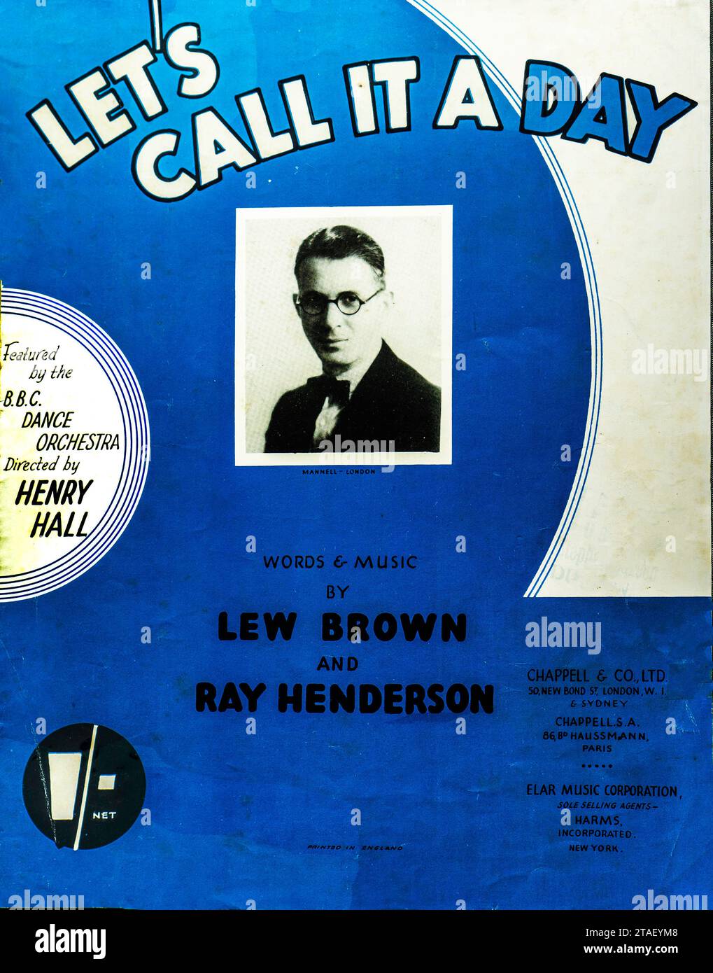 Cover of Let’s Call It a Day, words and music by Lew Brown and Ray ...