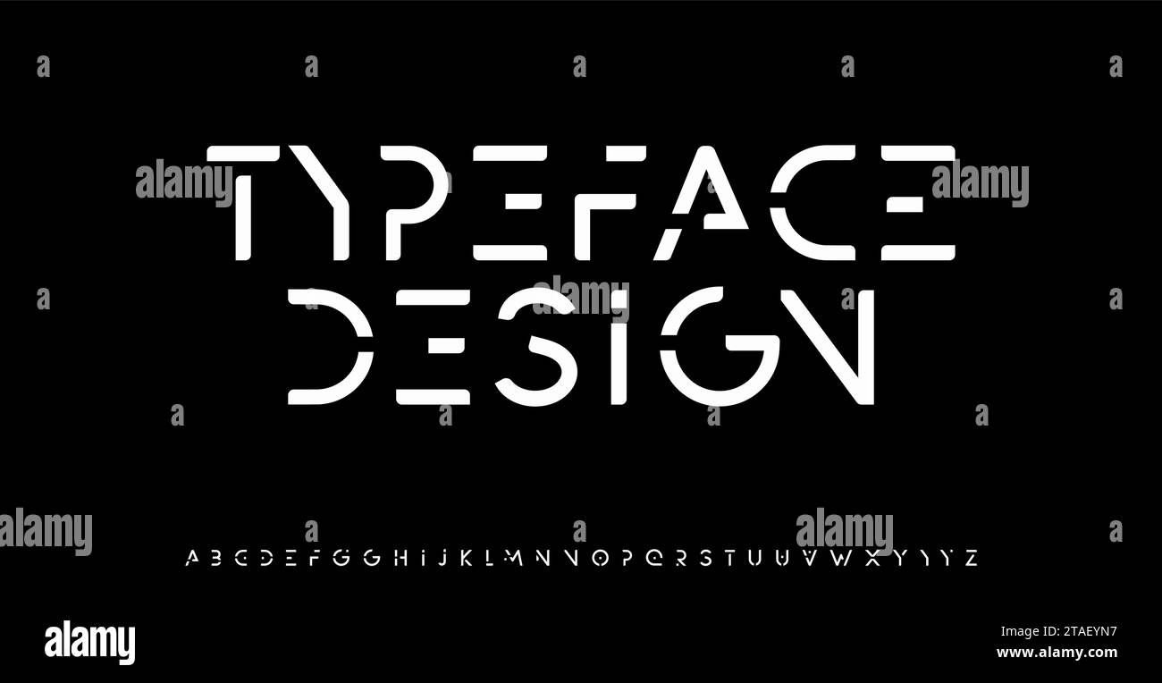Innovate minimal font for futuristic headline, logo and monogram ...