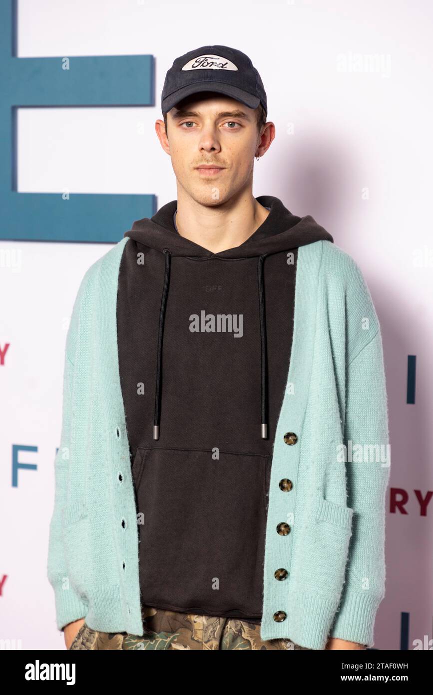 Jack Barton arrives for a special screening of One Life at Picturehouse Central in London ...