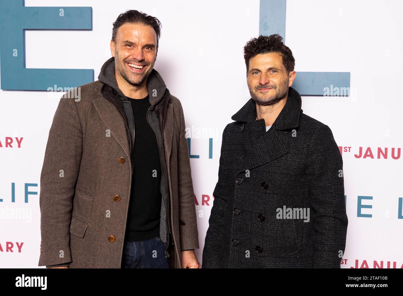 Joseph Millson (left) and Raffaello DeGruttolla arrives for a special ...