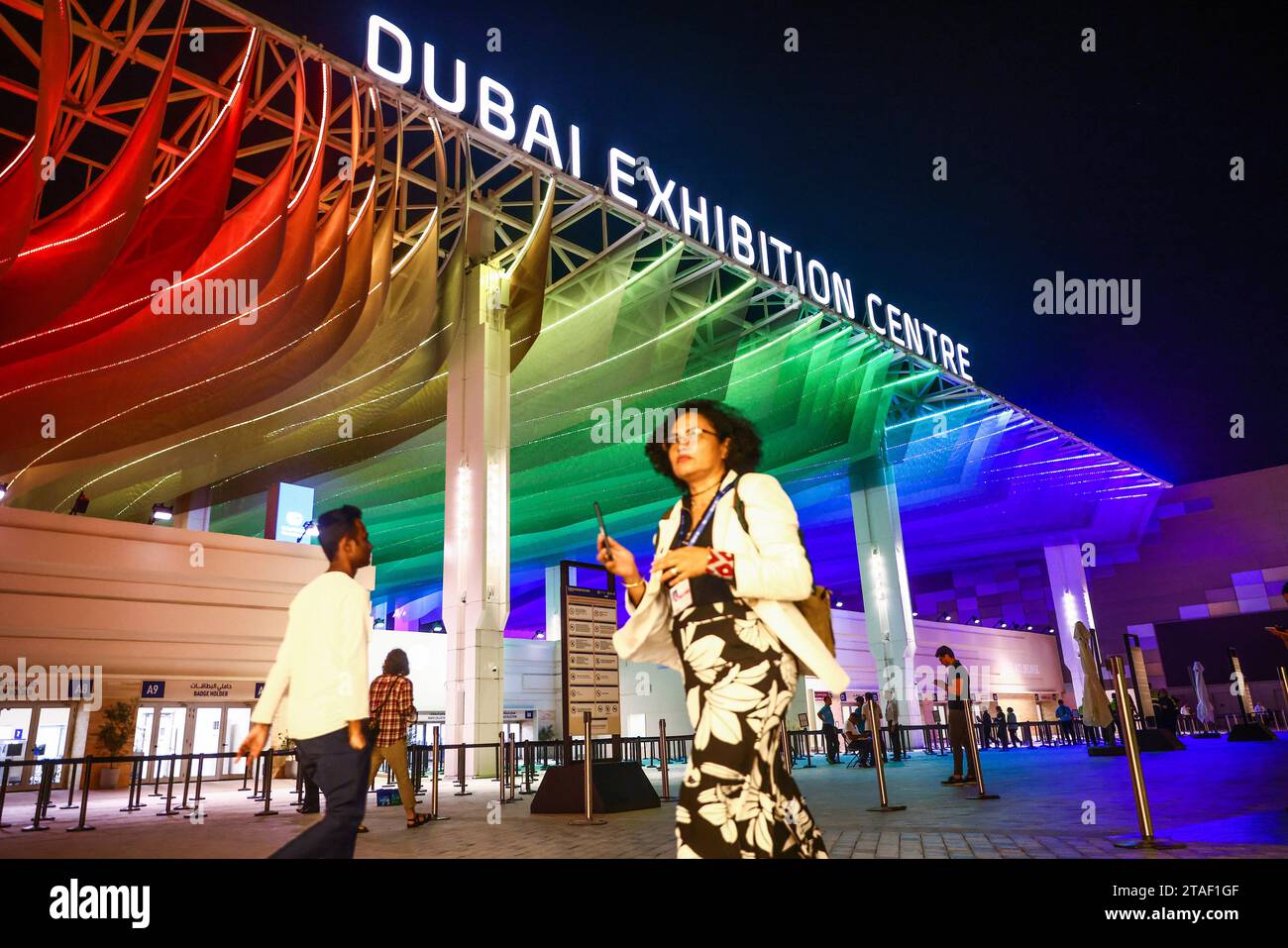 Dubai, United Arab Emirates. 30th Nov, 2023. Dubai Exhibition Center ...