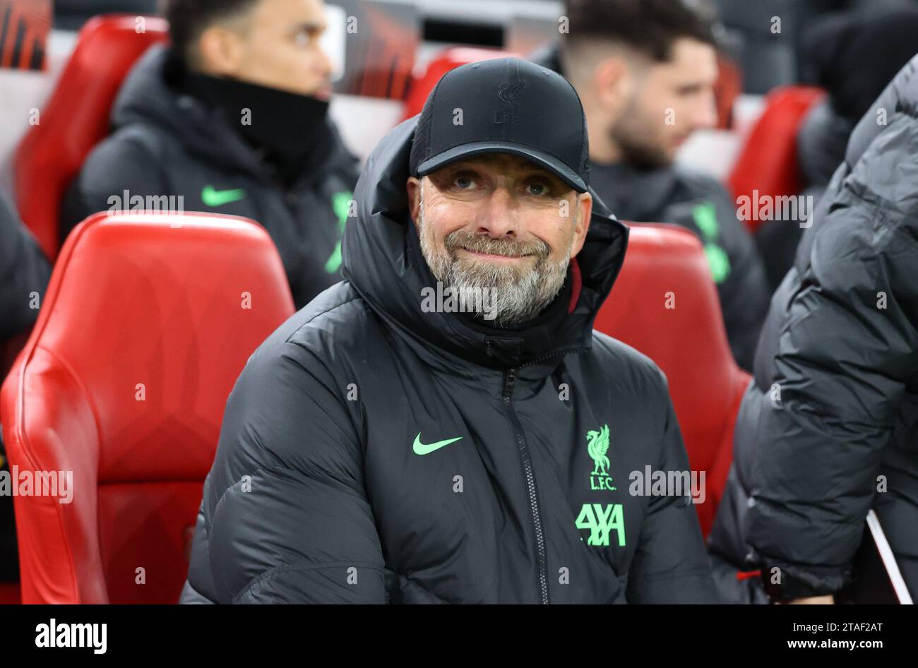 Anfield, Liverpool, Merseyside, UK. 30th Nov, 2023. Europa League ...