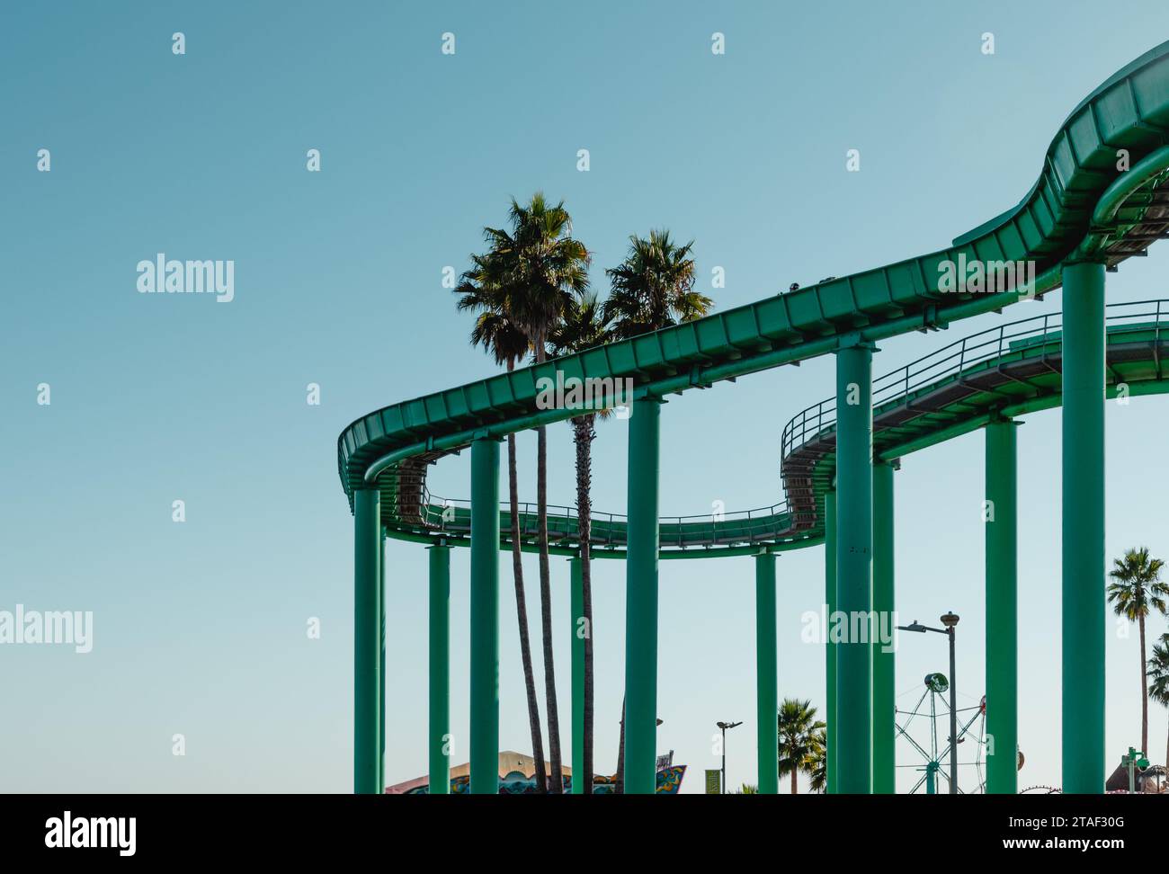 The Logger's Revenge Ride at Santa Cruz Boardwalk Stock Photo - Alamy