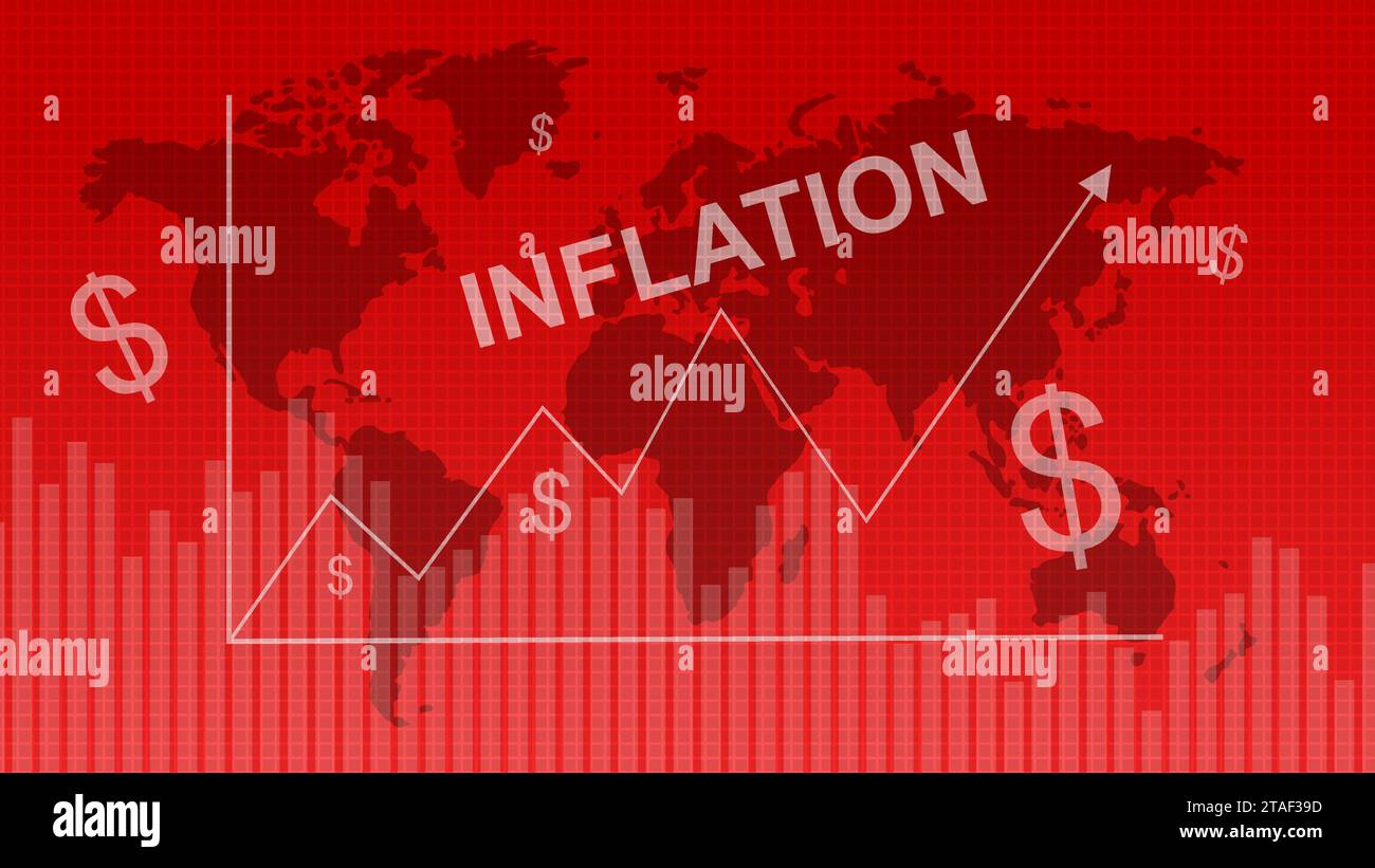 Inflation background worldwide Stock Vector Image & Art - Alamy