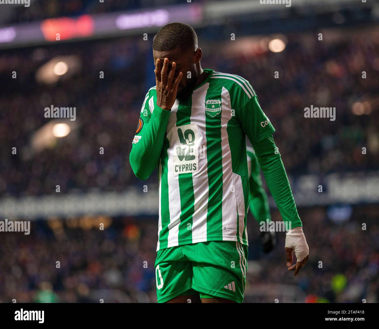 30th November 2023; Ibrox Stadium, Glasgow, Scotland: Europa League ...