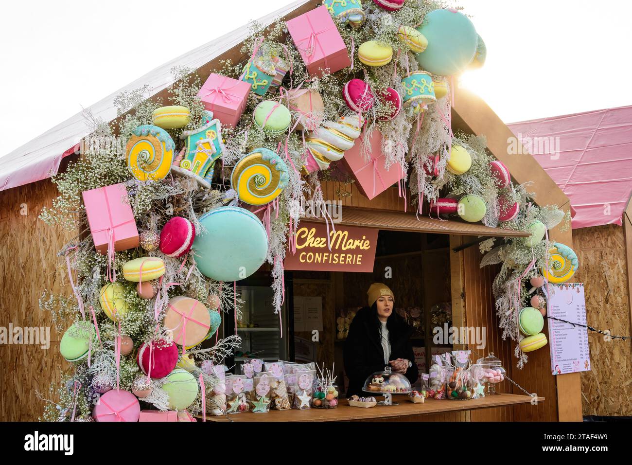Bucharest, Romania, 30 November 2023: Traditional candies and sweets ...