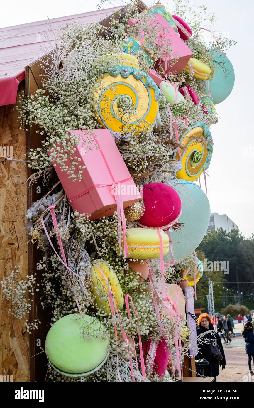 Bucharest, Romania, 30 November 2023: Traditional candies and sweets ...