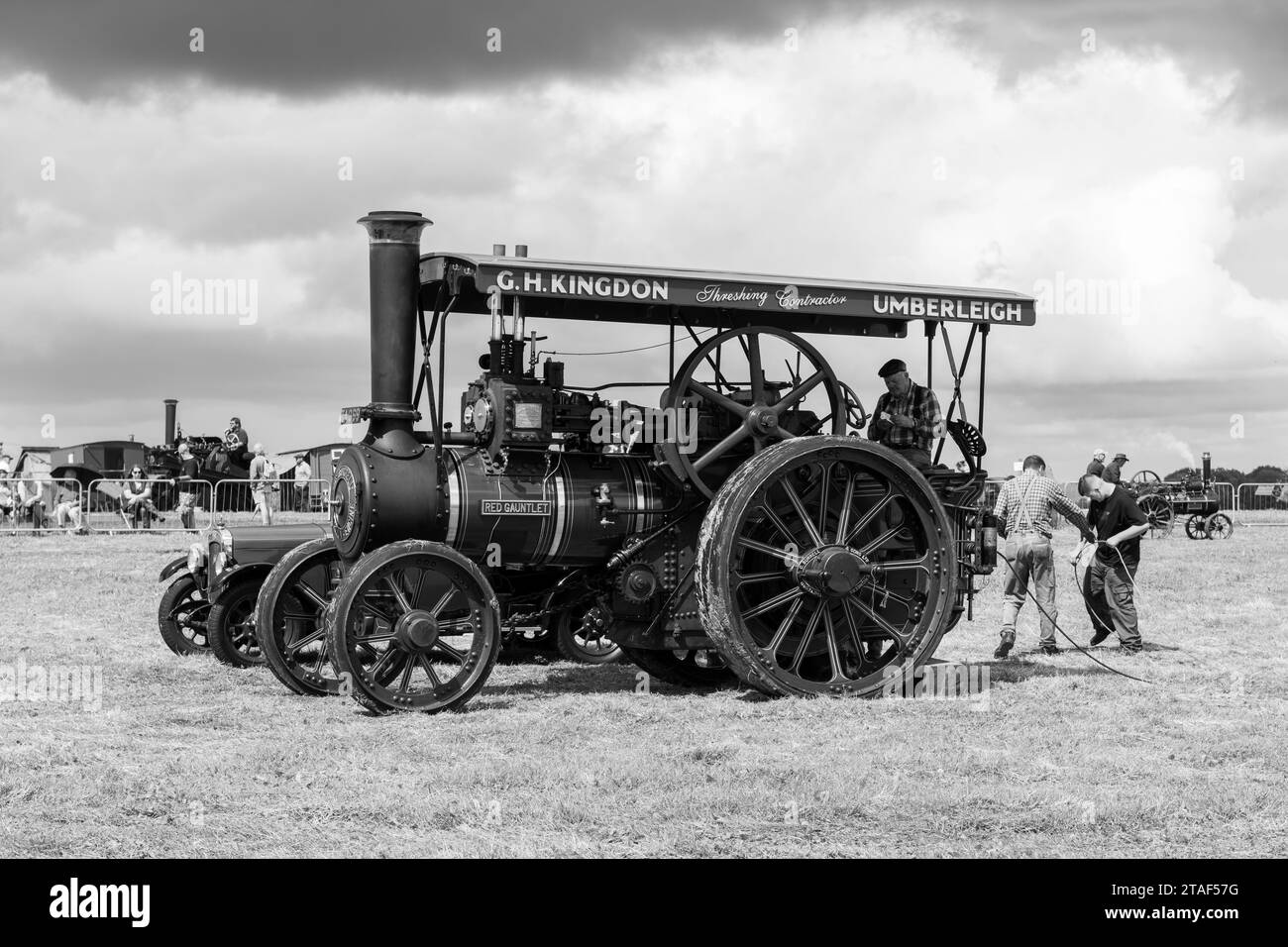 Low Ham.Somerset.United Kingdom.July 23rd 2023.A restored Burrell ...