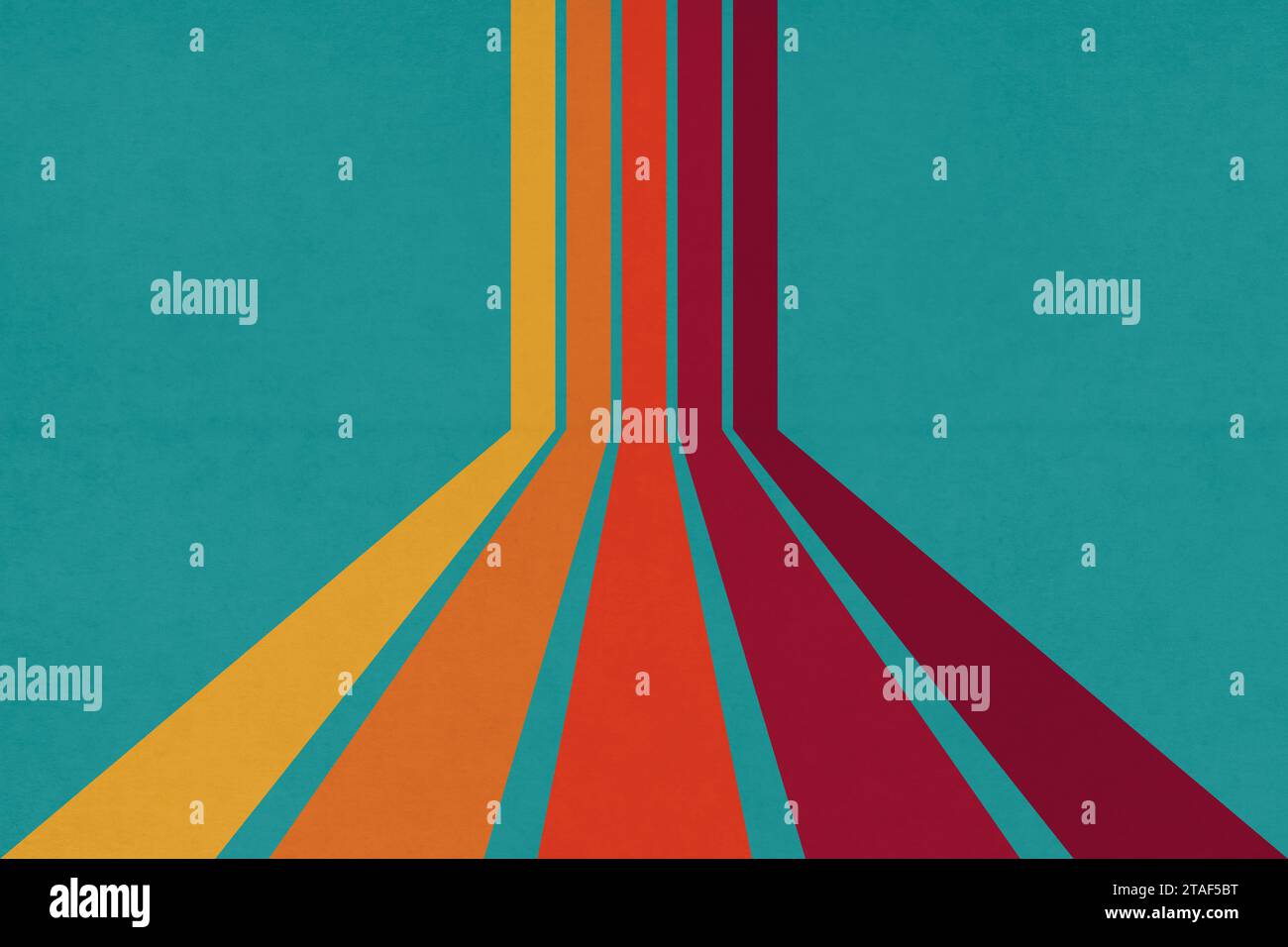 Retro style gradient perspective strips background wallpaper Stock ...