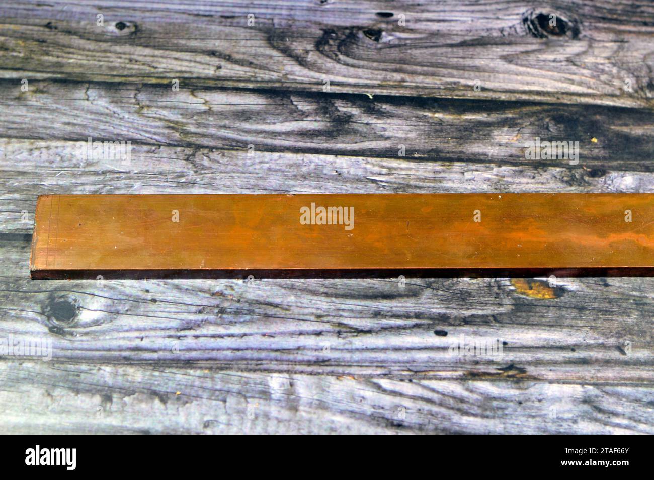 Long heavy copper bar, Copper is a mineral, an element and a metal ...