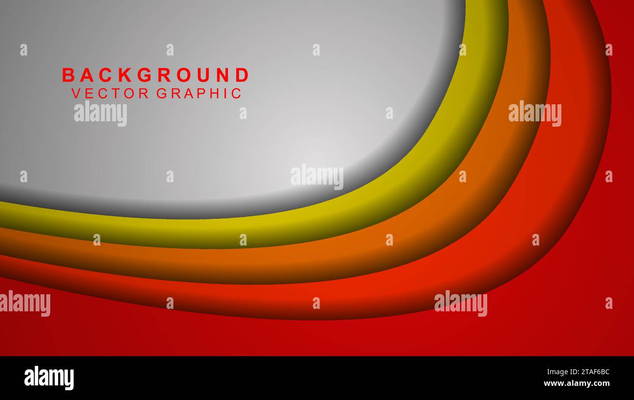 background curve elements with space for text and message design Stock ...