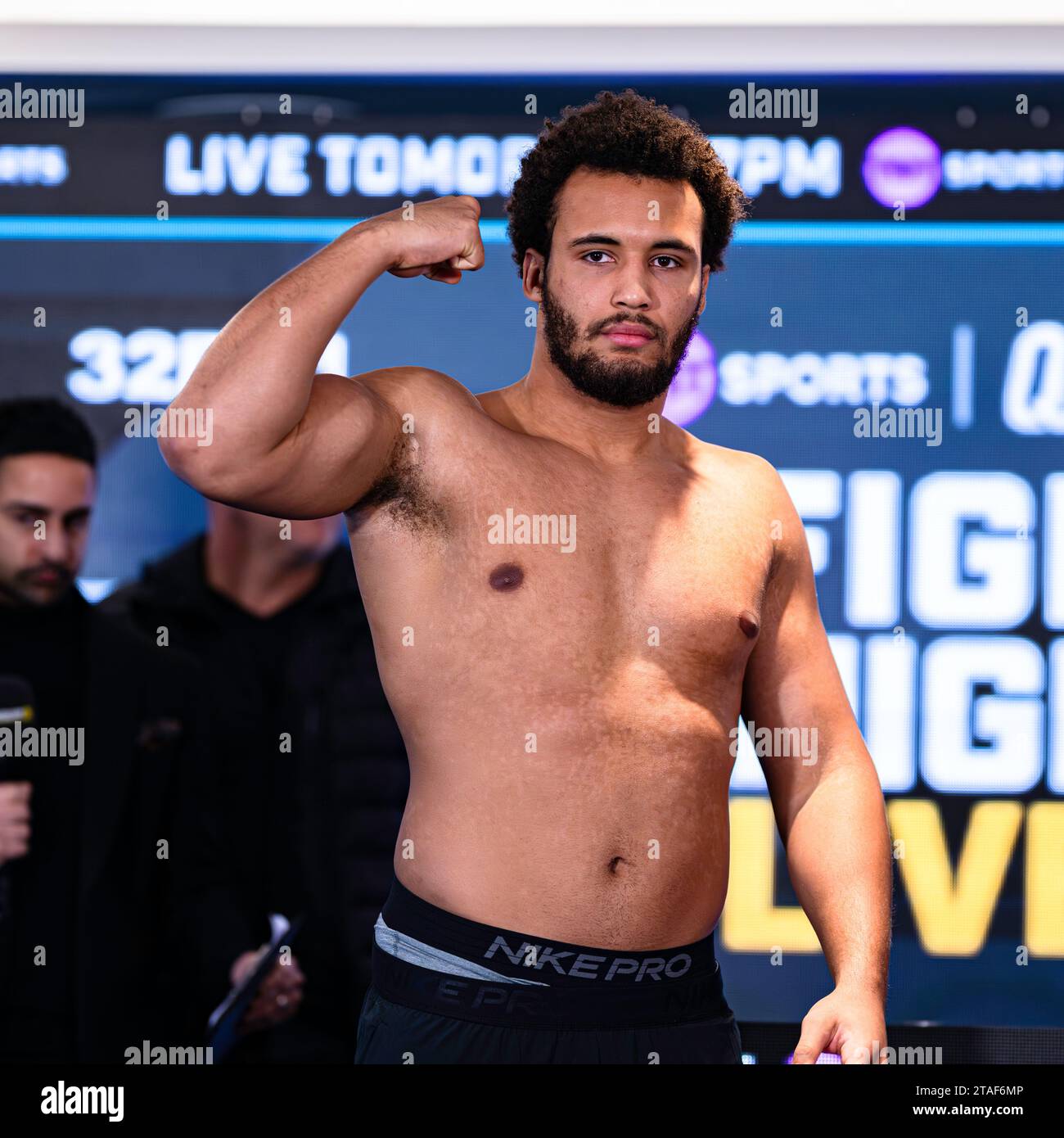 LONDON, UNITED KINGDOM. 30 Nov, 2023. Moses Itauma during Queensberry ...