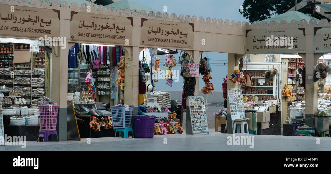 Salalalah, Oman -November 11.2023 : foman souvenirs sold at Al-Husn ...