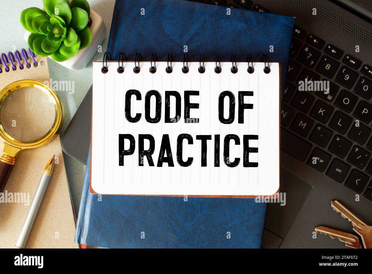 Concept image of Business Acronym COP Code Of Practice. text on white ...