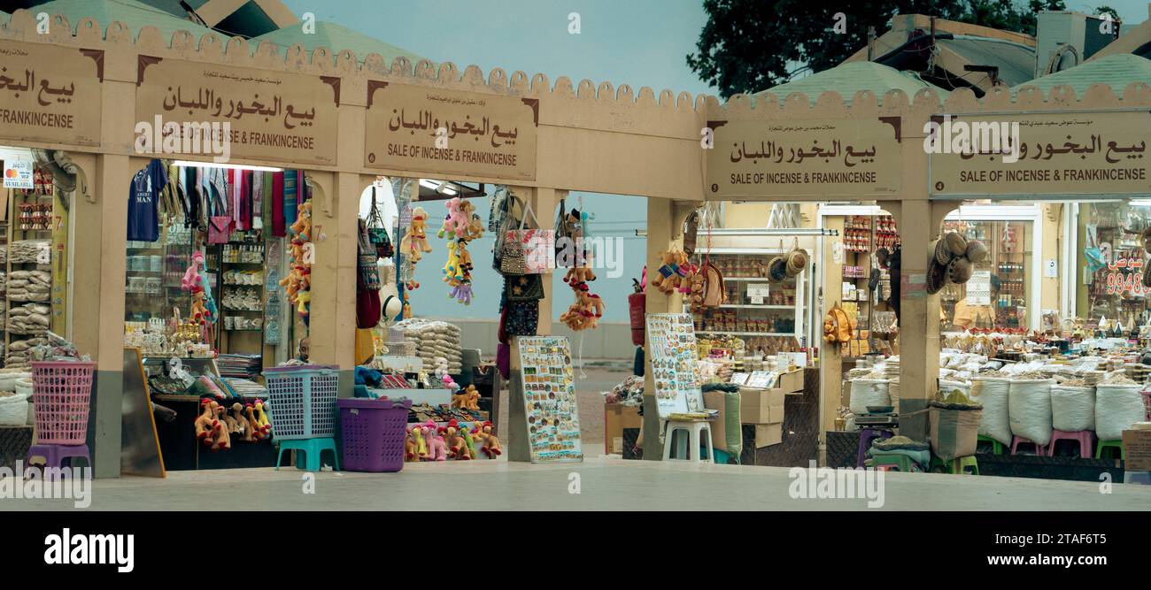 Salalalah, Oman -November 11.2023 : foman souvenirs sold at Al-Husn ...