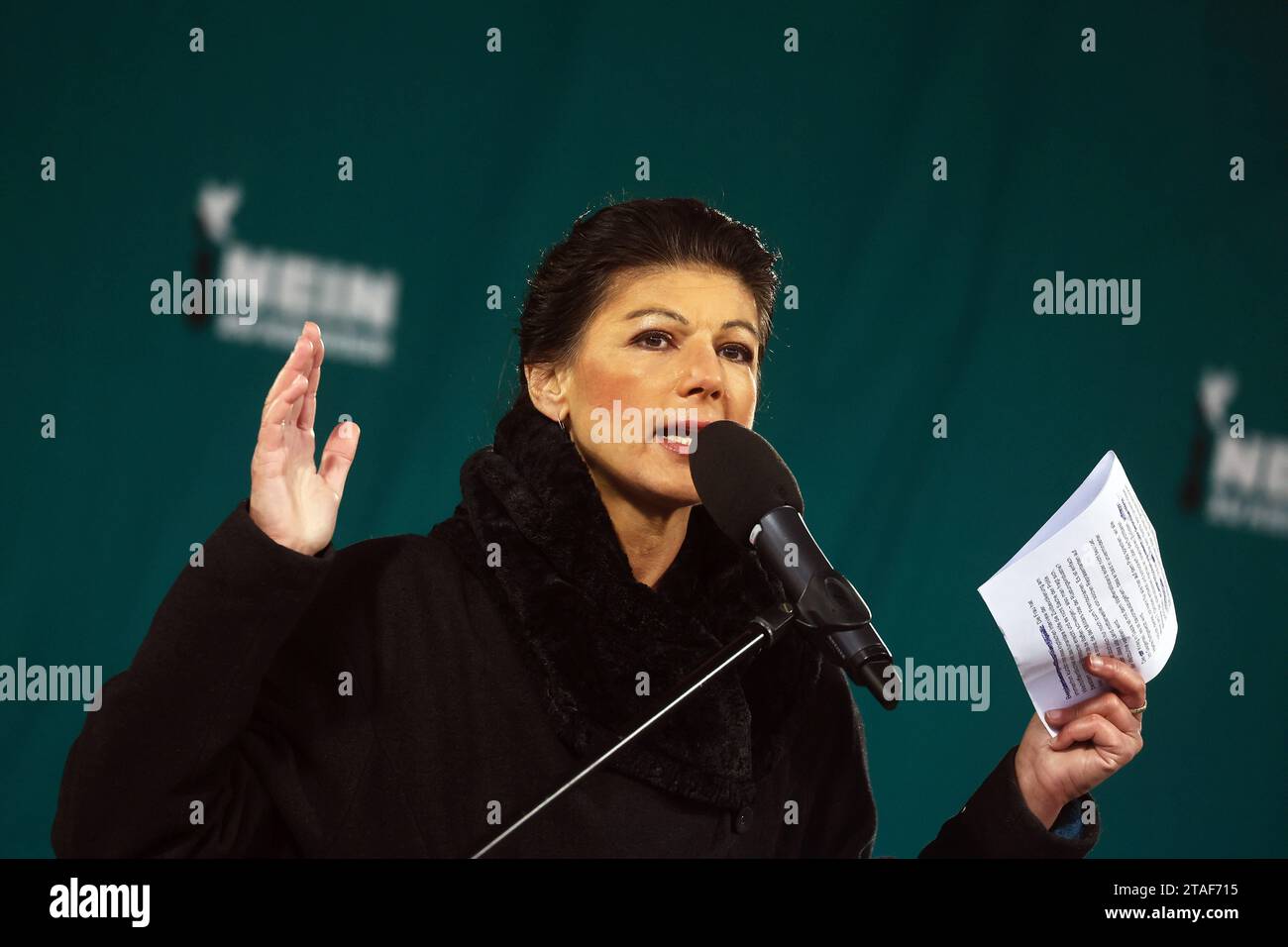 Berlin 2023 demo wagenknecht hi-res stock photography and images - Alamy