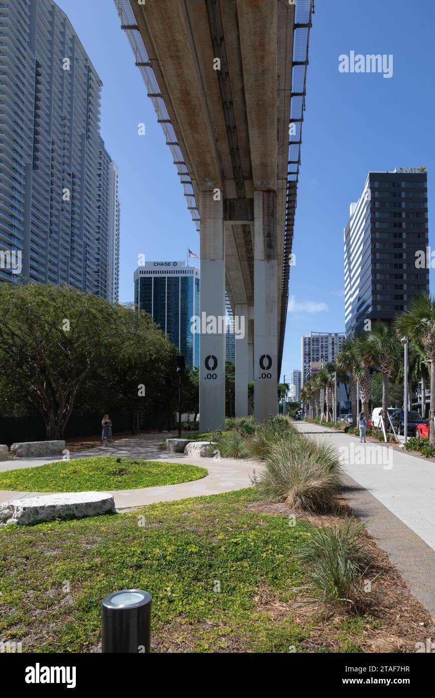 The Underline at downtown Miami, Florida, USA Stock Photo - Alamy