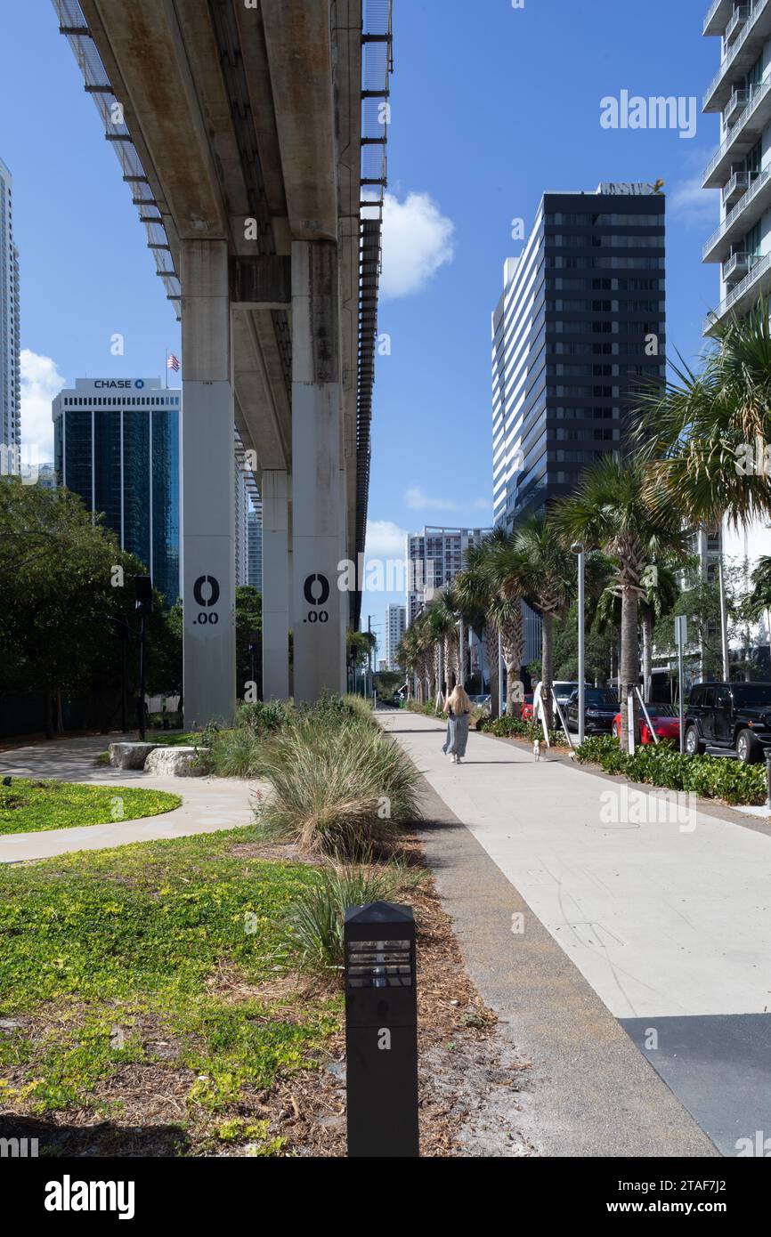 The Underline at downtown Miami, Florida, USA Stock Photo - Alamy