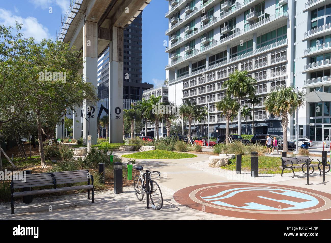 The Underline at downtown Miami, Florida, USA Stock Photo - Alamy