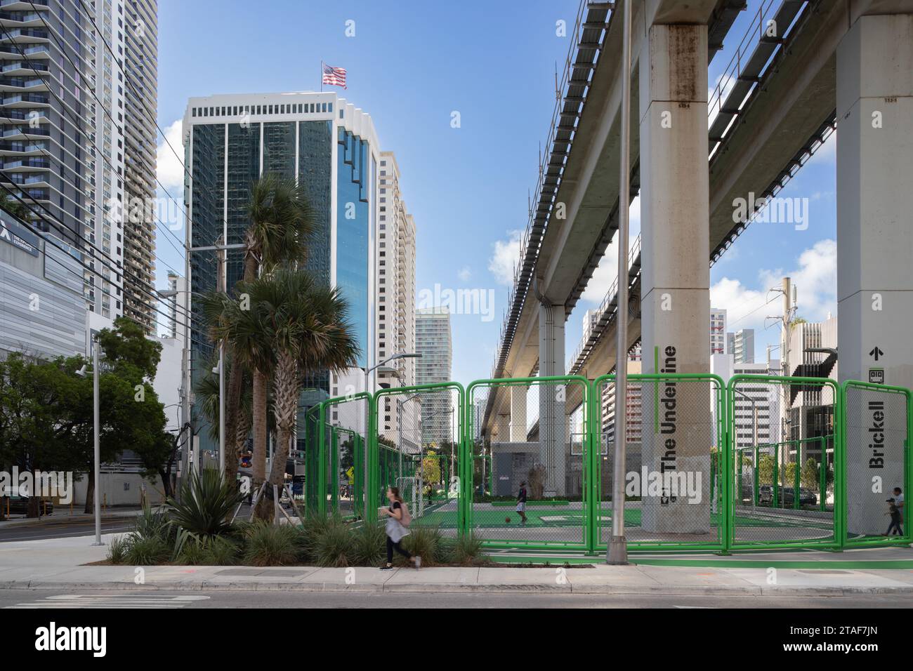 The Underline at downtown Miami, Florida, USA Stock Photo - Alamy