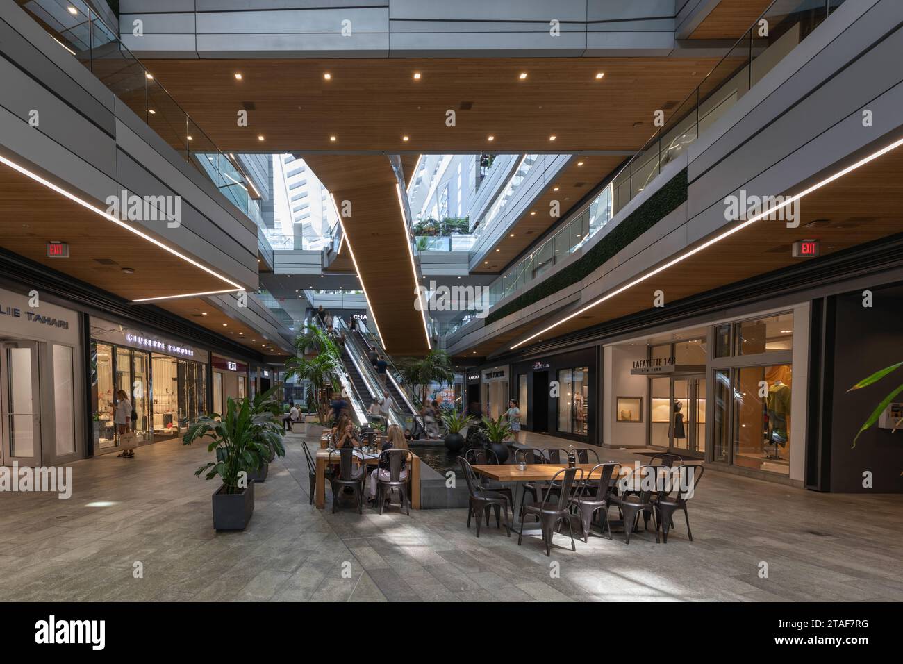 Interior of Brickell City Center, Miami, Florida, USA Stock Photo - Alamy