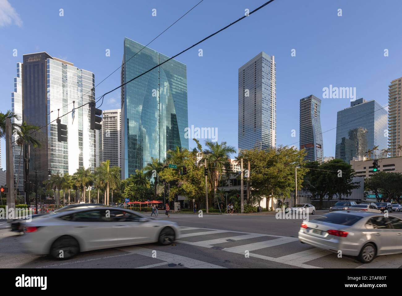 Brickell avenue financial district hi-res stock photography and images - Alamy