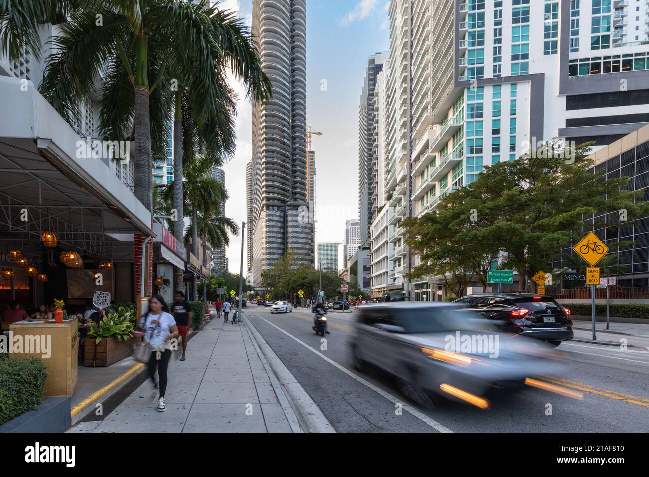 Brickell miami nightlife hi-res stock photography and images - Alamy
