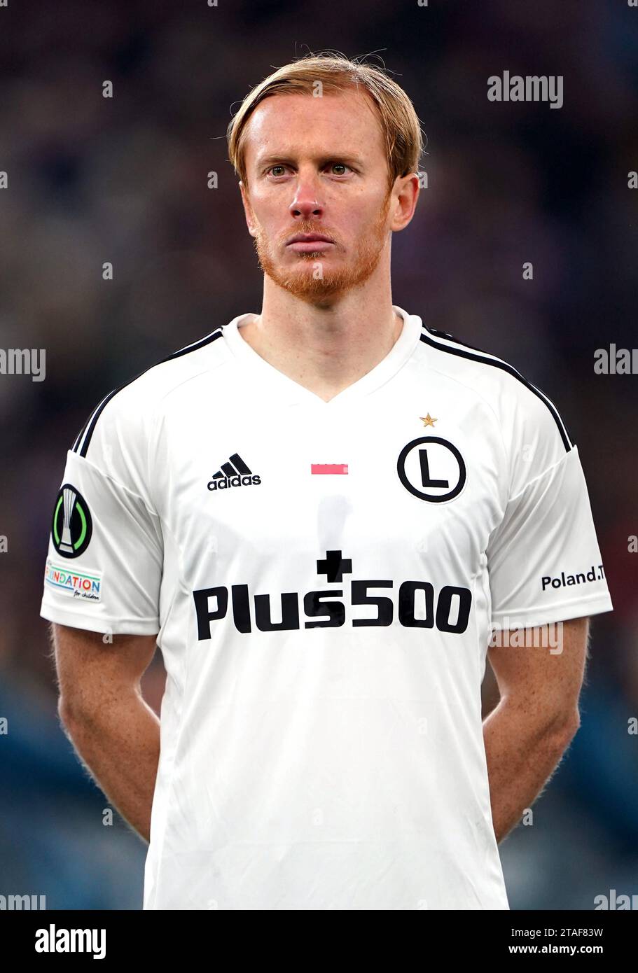 Legia Warsaw's Radovan Pankov before the UEFA Europa Conference League ...