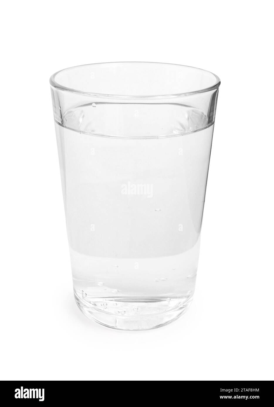 Glass of fresh clean water isolated on white background Stock Photo - Alamy