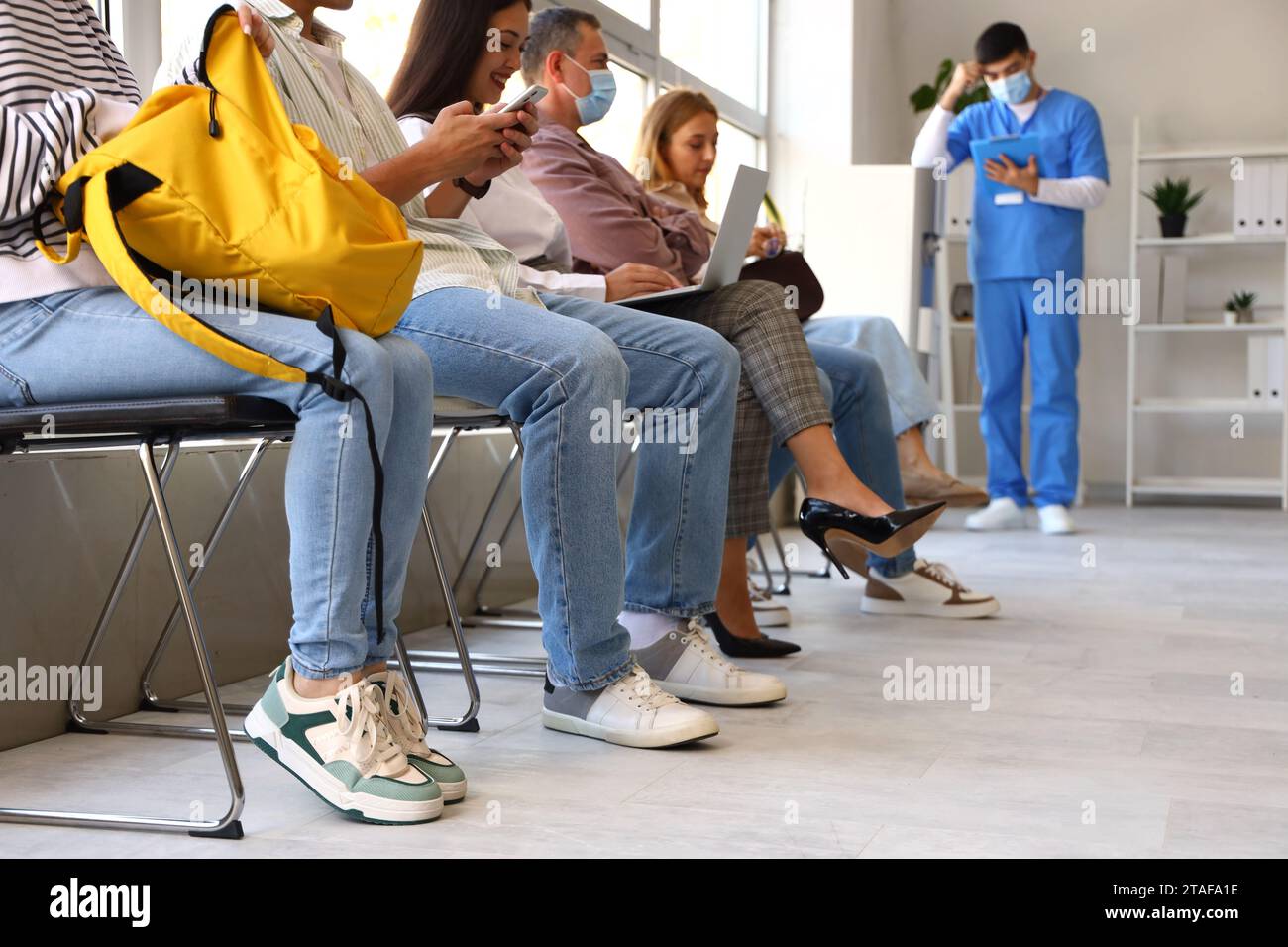 Teenage hospital waiting room hi-res stock photography and images - Alamy
