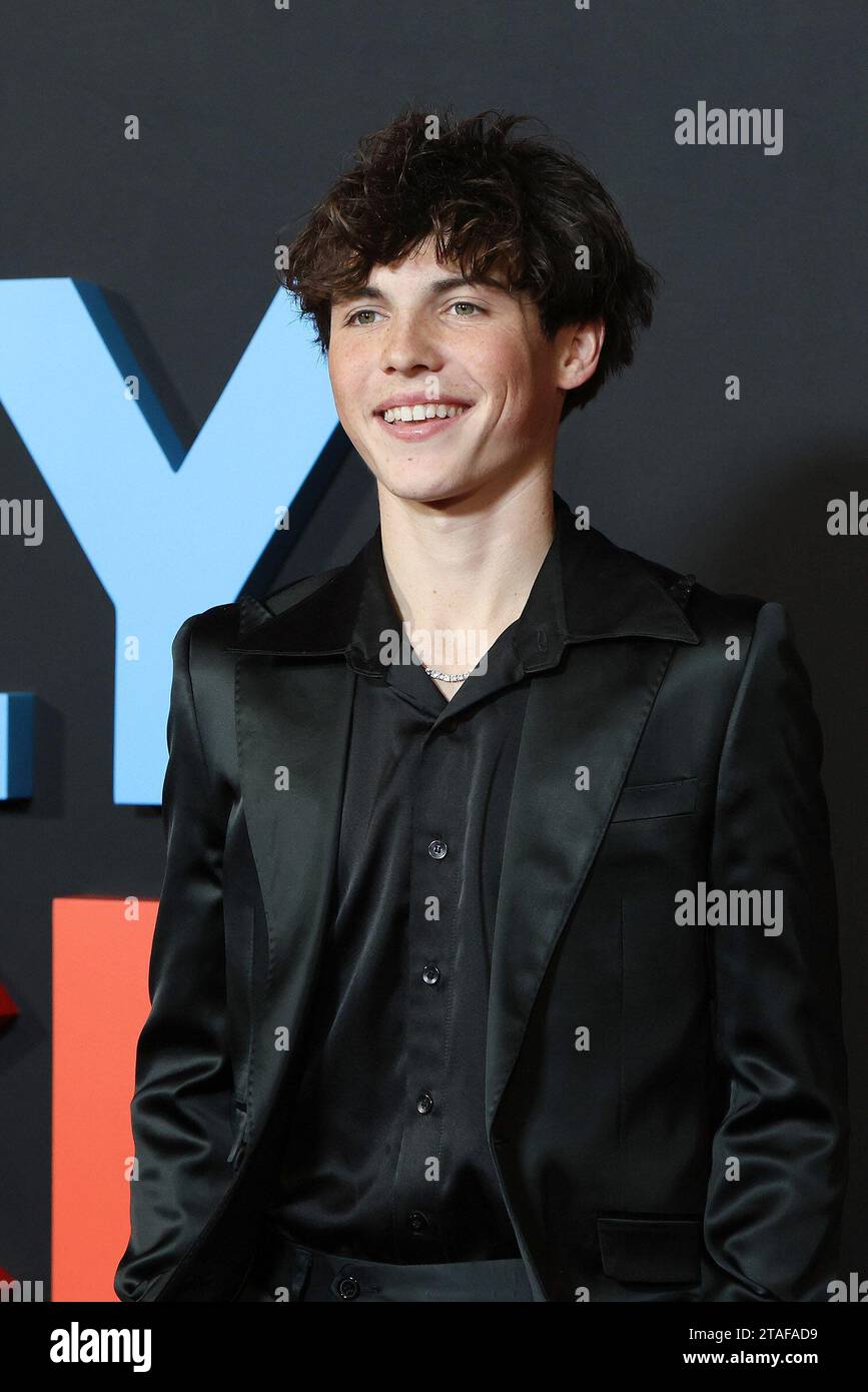November 29, 2023, Los Angeles, California, USA: LOS ANGELES, CA - NOV 29, 2023: Brady Noon at ...