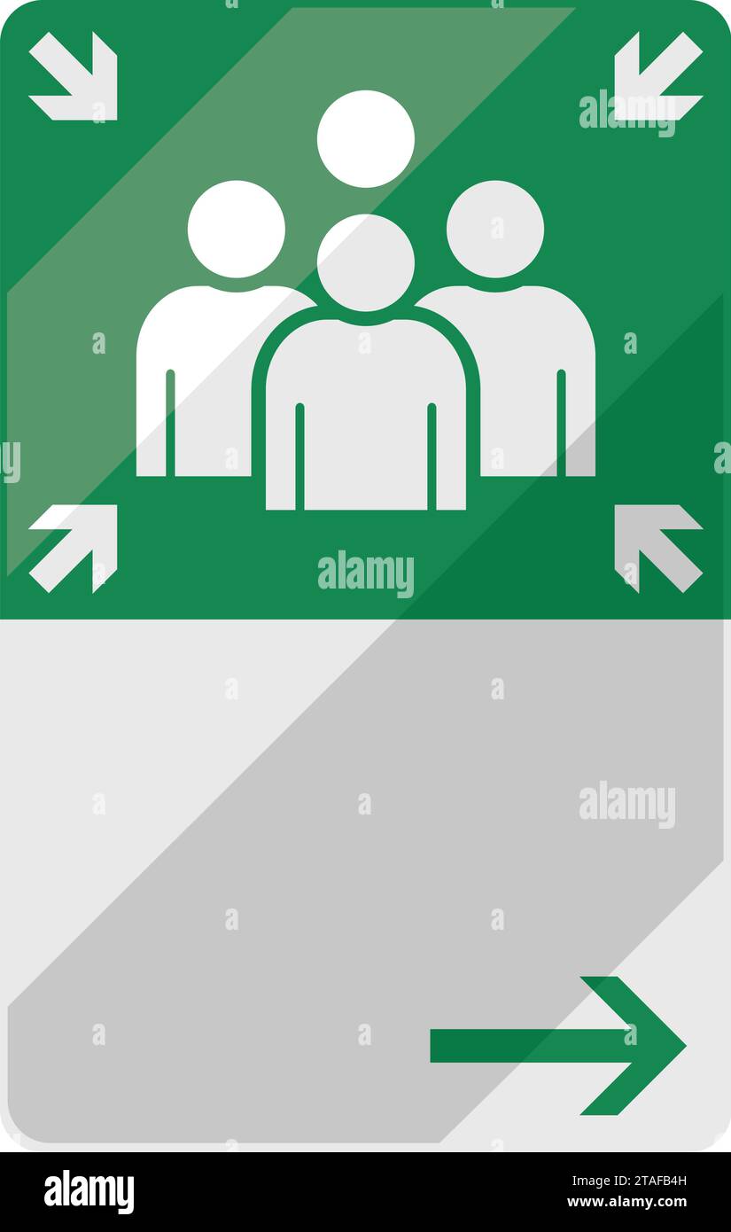 meeting point sign design Stock Vector Image & Art - Alamy