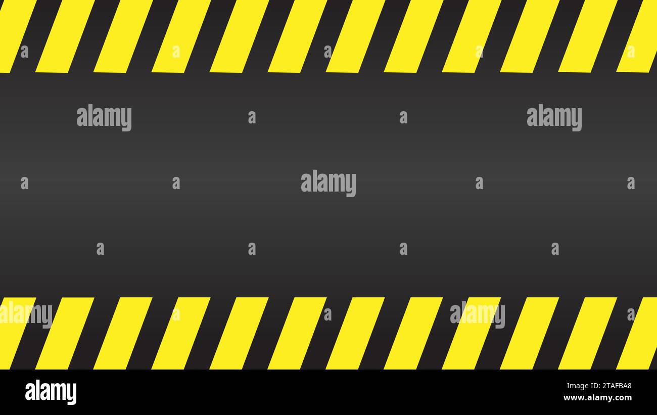 Black and yellow line striped. Caution tape. Blank warning background Stock Vector Image & Art ...