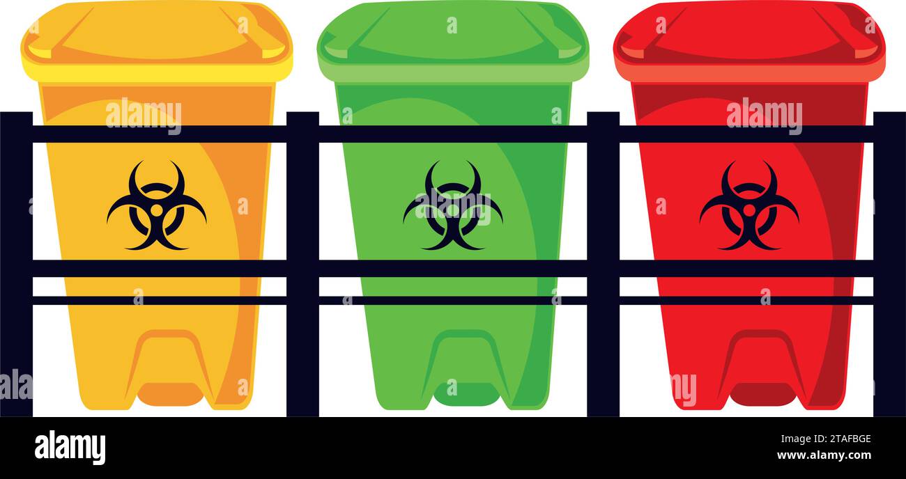 Industrial waste bins Stock Vector Images - Alamy