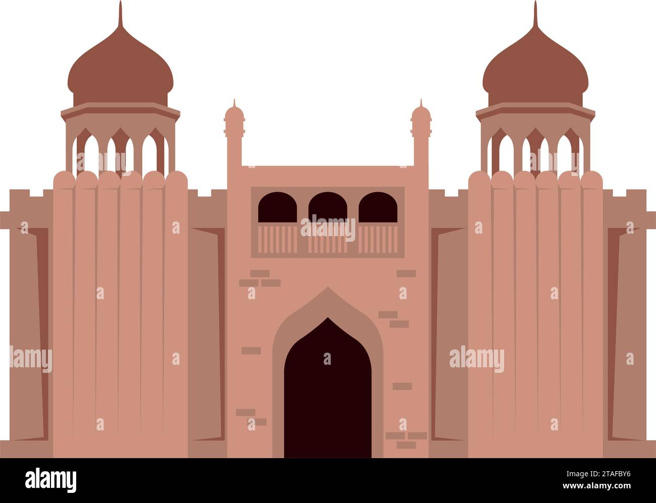 lahore pakistan monument Stock Vector Image & Art - Alamy