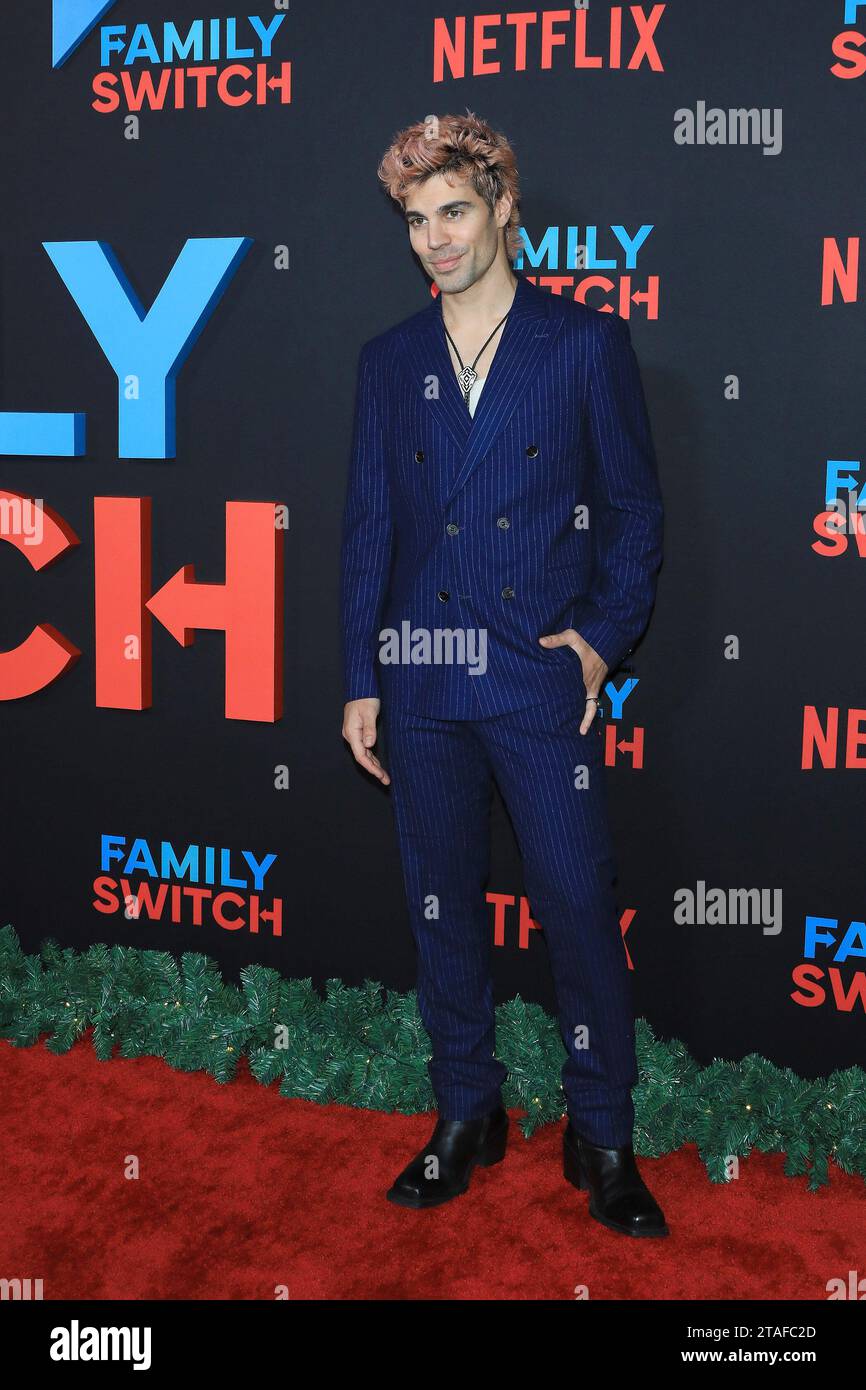 November 29, 2023, Los Angeles, California, USA: LOS ANGELES, CA - NOV 29, 2023: Sebastian Quinn ...